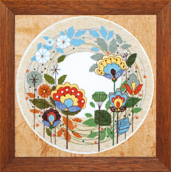Набор для вышивания Crystal Art ВТ-1006 "Цветочный круговорот" (ВТ-1006 ...